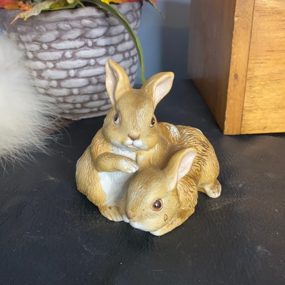 Vintage | Art | Vintage Ceramic Bunny Rabbit Figurine 455 Made In Japan ...